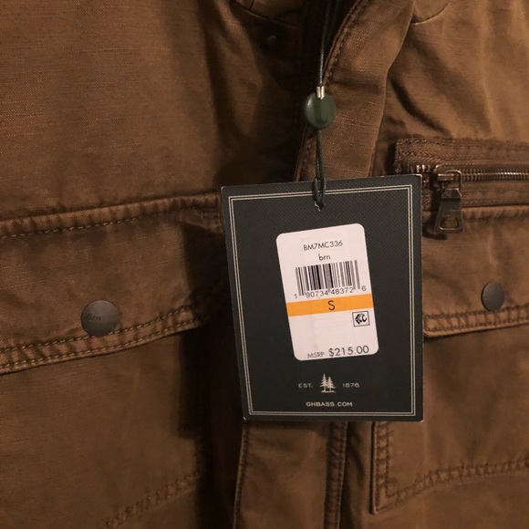 G.H. Bass & Co. | Jackets & Coats | Gh Bass Co Snap Pocket Military ...